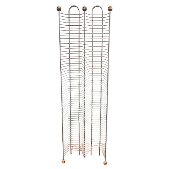 Storage & Organization | Vtg Y2k Metal Cd Storage Double Rack Shelf 12 ...